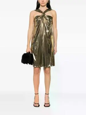 Barbara Bui Metallic Jersey Dress