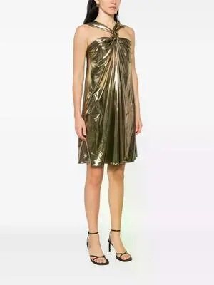 Barbara Bui Metallic Jersey Dress