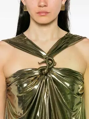 Barbara Bui Metallic Jersey Dress