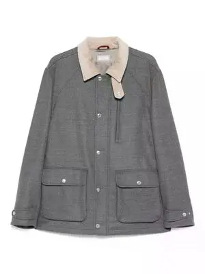 Brunello Cucinelli Contrast-collar Jacket