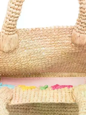 MC2 SAINT BARTH Raffia Tote Bag
