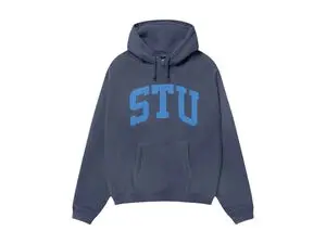 StÜssy Relaxed Fit Hoodie - Blue