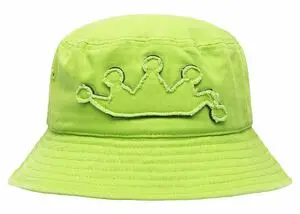 StÜssy Applique Crown Bucket Hat - Lime