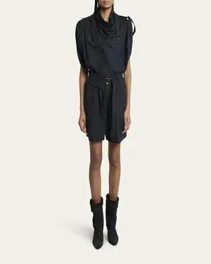 Isabel Marant Étoile Nemia Draped Utility Top