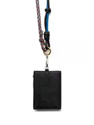 Prada Logo Leather Card Holder