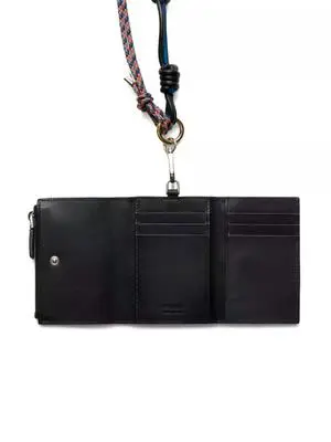 Prada Logo Leather Card Holder