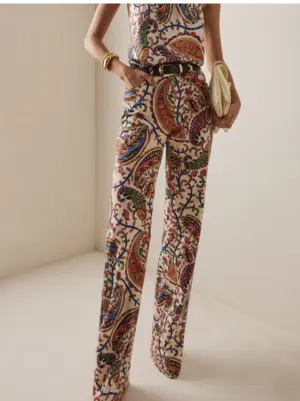 Etro Stretch Mid-Rise Bootcut Jeans Mutli