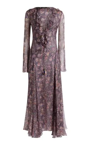 Etro Scarf-detailed Maxi Dress - Multi