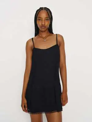 REFORMATION Allis Dress Lace Black