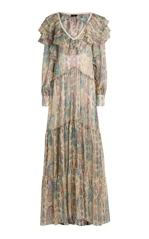 Etro Silk Maxi Dress - Print