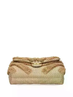 Pinko Fringed Chevron Shoulder Bag