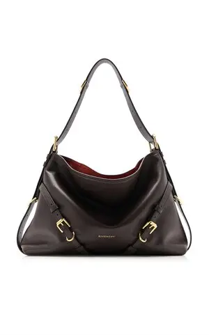 Givenchy Voyou Medium Leather Bag - Brown