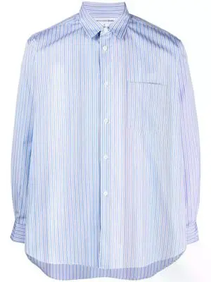 Comme Des Garçons Striped Long-sleeve Shirt