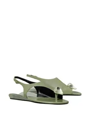 Tory Burch Patos Asymmetric Slingback Sandals