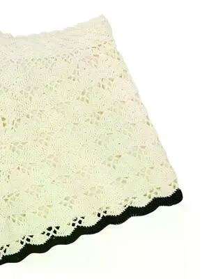 Zimmermann Crochet Shorts - Neutrals