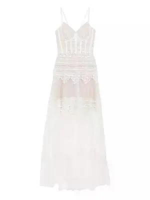 SAIID KOBEISY Lace Gown - White