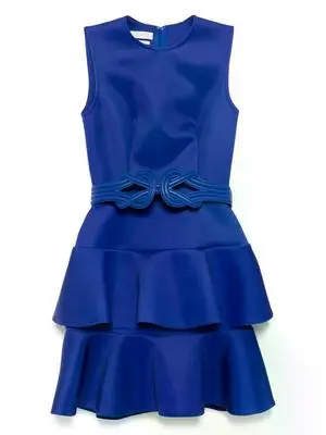 SAIID KOBEISY Ruffled Mini Dress - Blue