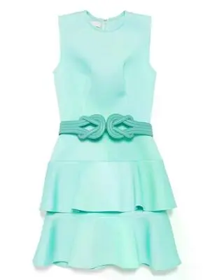Sleeveless Ruffle Mini Dress