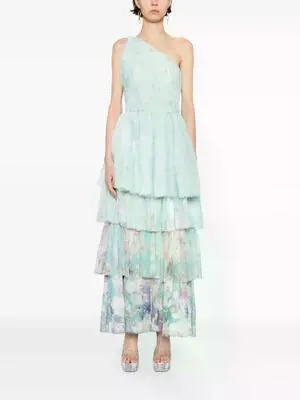 SAIID KOBEISY Floral-printed Dress