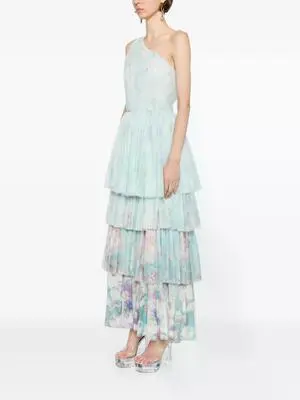 SAIID KOBEISY Floral-printed Dress