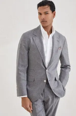 Brunello Cucinelli Flannel Blazer