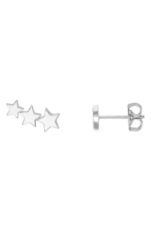 Estée Lauder Trio Star Ear Crawler Earrings
