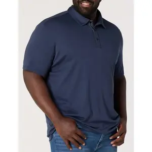 Robert Barakett Big & Tall Georgia Polo Shirt - Blue