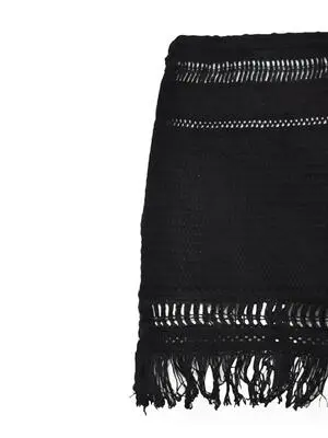 MARANT ETOILE Ardena Crochet-knit Mini Skirt - Black