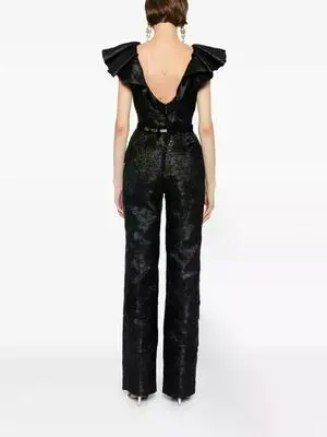 SAIID KOBEISY Brocade Jumpsuit