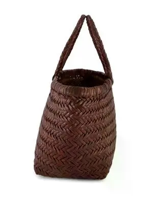 Dragon Diffusion Small Triple Jump Leather Handbag - Neutrals
