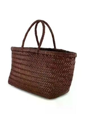 Dragon Diffusion Small Triple Jump Leather Handbag - Neutrals