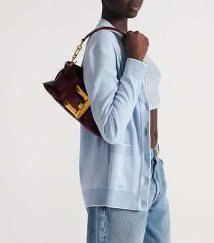 Balmain Mini Anthem Shoulder Bag - Brown