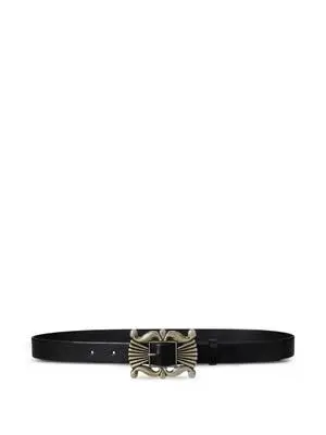 Polo Ralph Lauren Ornamental-buckle Belt - Black