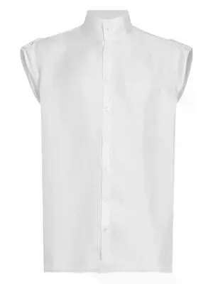 Dolce & Gabbana Hawaii Sleveless Shirt - White
