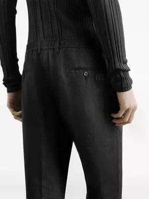 Dolce & Gabbana Linen Tapered Trousers
