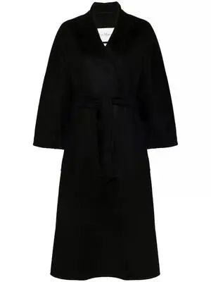 Max Mara Ludmilla Icon Belted Coat - Black