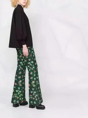 La DoubleJ Poet Button-placket Cotton Shirt