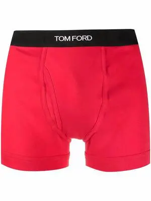 TOM FORD Logo Waistband Boxers - Red