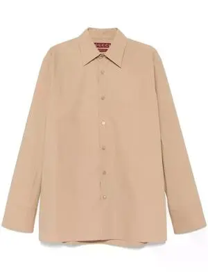 Gucci Logo-embossed Cotton Shirt