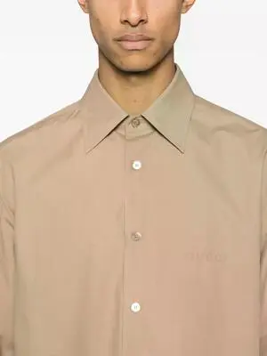 Gucci Logo-embossed Cotton Shirt