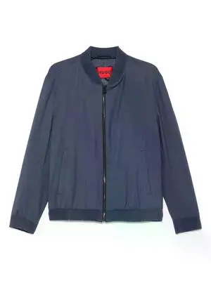 BOSS Zip-up Bomber Jacket - Blue