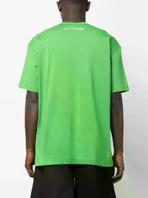 Comme Des Garçons Short-sleeve Round-neck T-shirt - Green