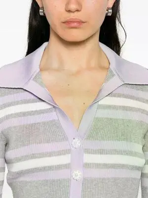 SELF-PORTRAIT Striped Cardigan