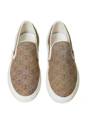 TWINSET Monogram Slip-on Sneakers
