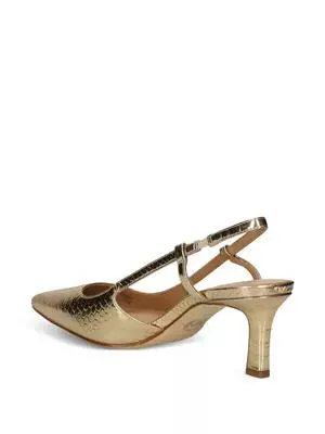 Michael Kors 63mm Alora Slingback Pumps - Gold