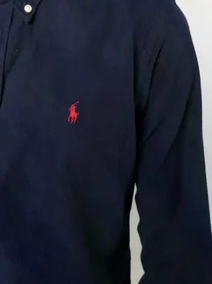 Polo Ralph Lauren Polo Pony Button-up Cotton Shirt - Blue