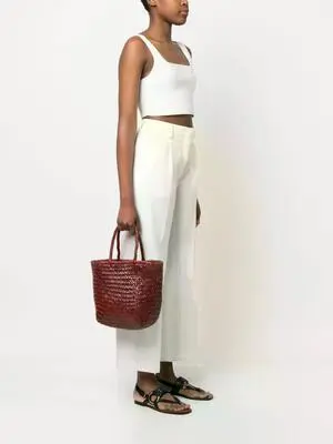 Dragon Diffusion Grace Basket Small Tote Bag - Brown