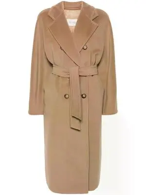 Max Mara Madame Belted Coat - Neutrals