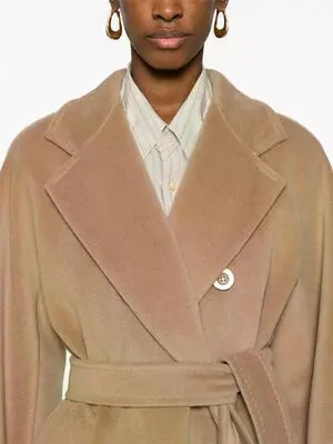 Max Mara Madame Belted Coat - Neutrals