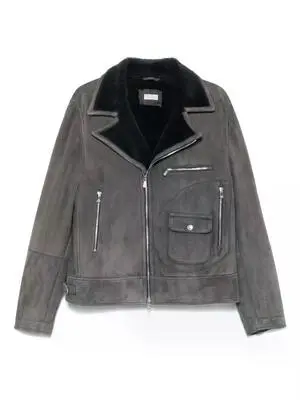 Brunello Cucinelli Suede Biker Jacket
